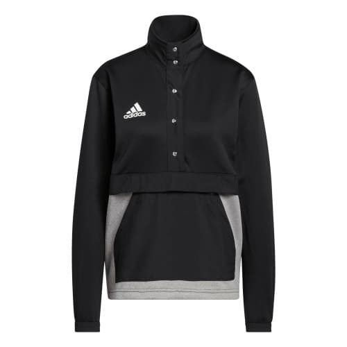 adidas Womens Team Issue Snap-button Sweatshirt