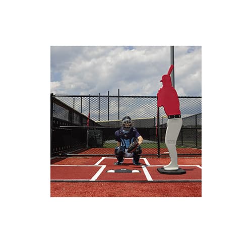 Batting Mat Pro with Catchers Extension - Clay