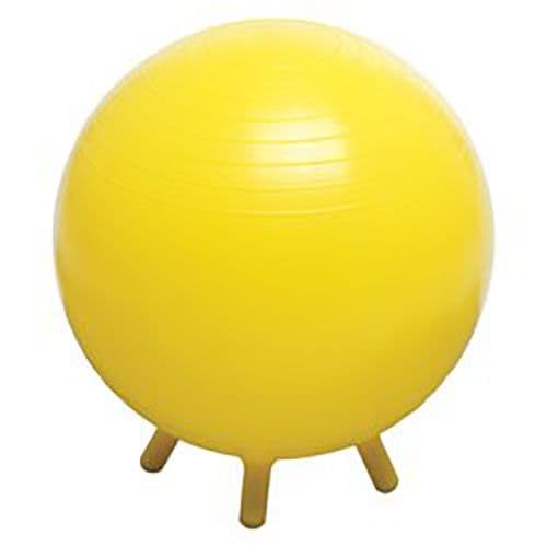 Stability Ball with Feet (65 CM - Yellow)